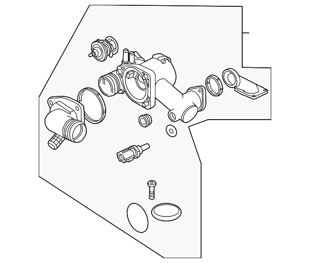Thermostat Housing With Thermostat