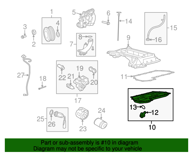 Pan Engine Oil Sump S-Type
