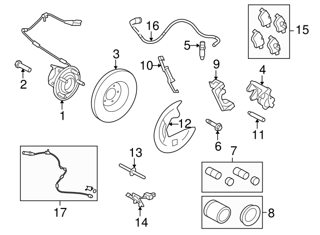 Kit-Bushing (Jaguar OEM)