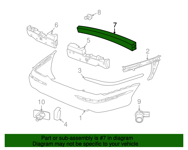 Beam-Bumper (Jaguar OEM)