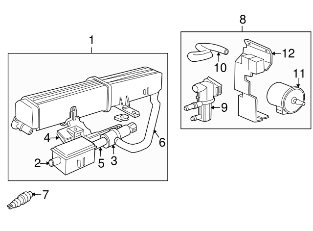 Purge Valve Bracket (Jaguar OEM)