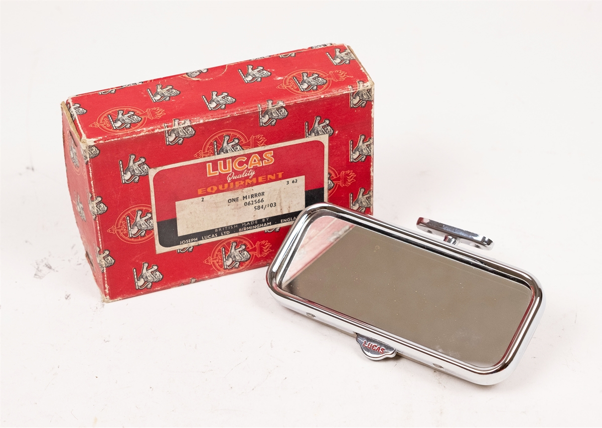 Mirror Interior Dash, In Original Lucas Box