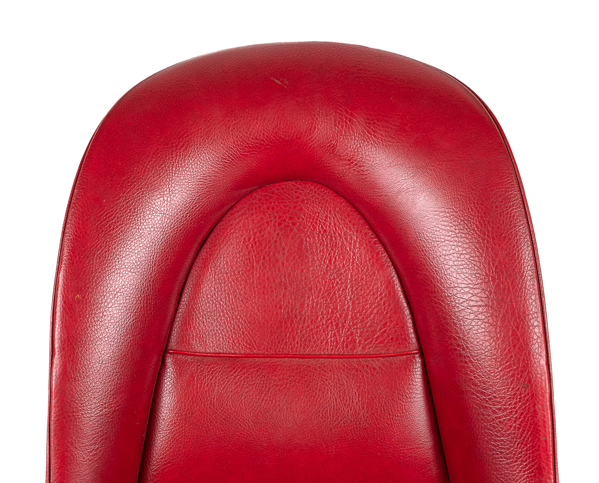 Seat Shells, Red Trimmed, E-Type S1 3.8 FHC, Pair, Used