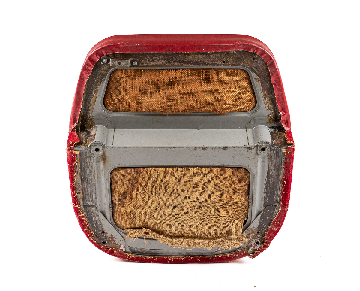 Seat Shells, Red Trimmed, E-Type S1 3.8 FHC, Pair, Used