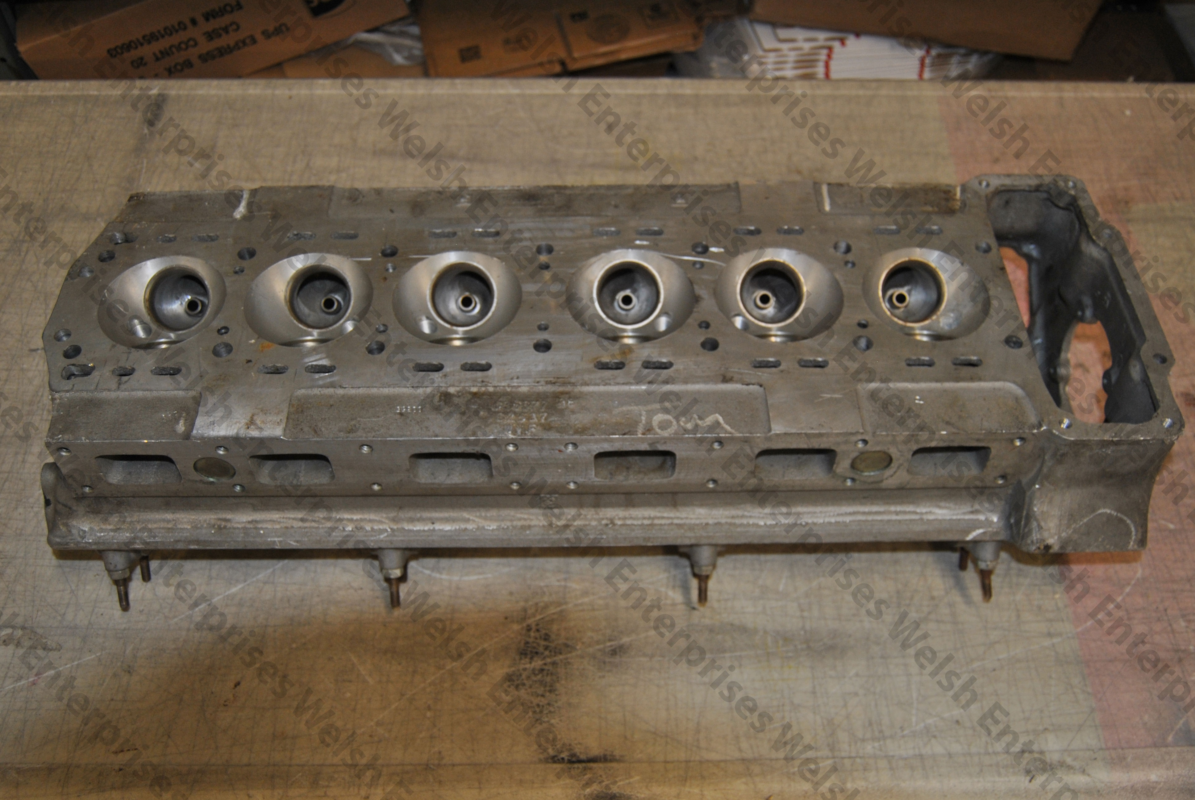 E-Type Series II Cylinder Head - NOS