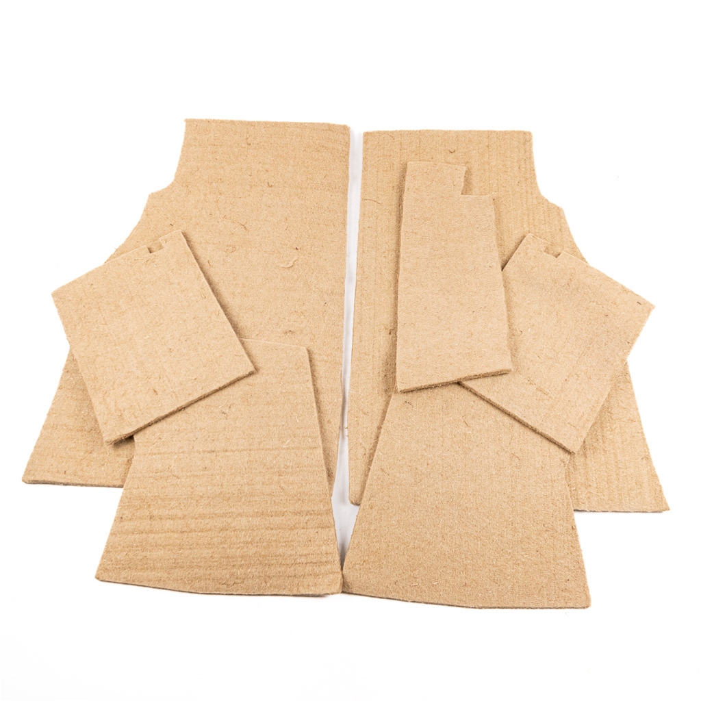 Complete Carpet Kit, E-Type S1 FHC 1961-1964, Black