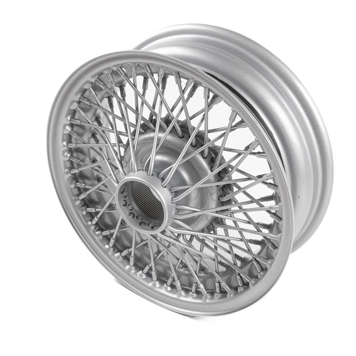 Dayton D455 Wire Wheel, 15x5" Tubeless, 72-Spoke, Spline Drive, Painted ...