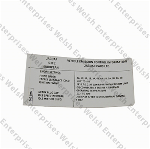 European Emission Decal