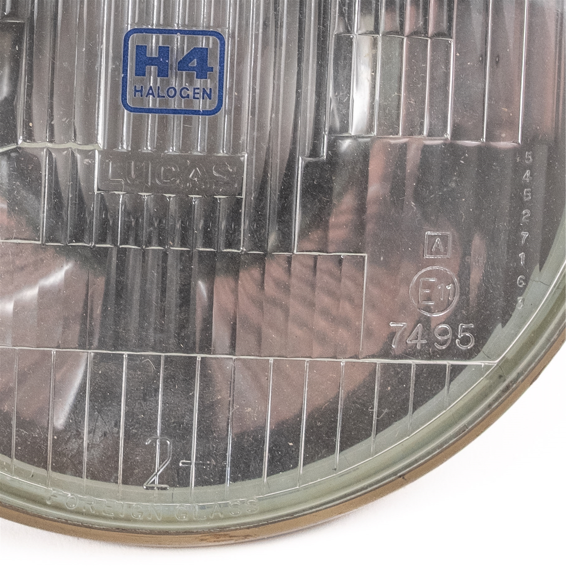 Headlight Pair H4 Halogen 7" LUCAS