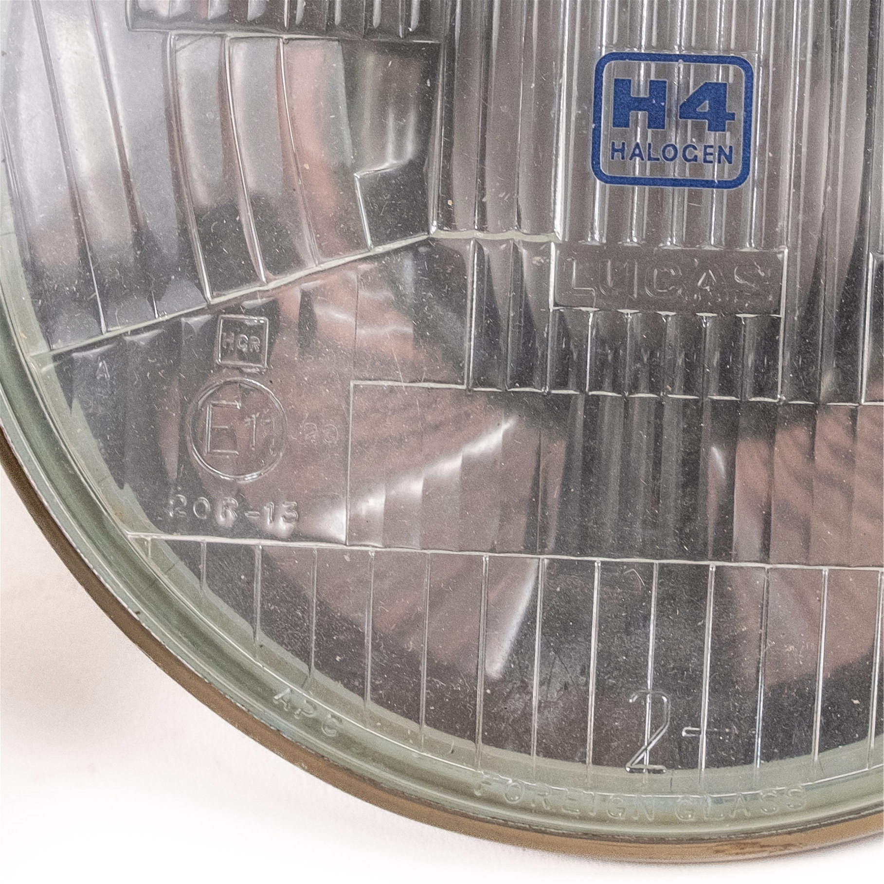 Headlight Pair H4 Halogen 7" LUCAS